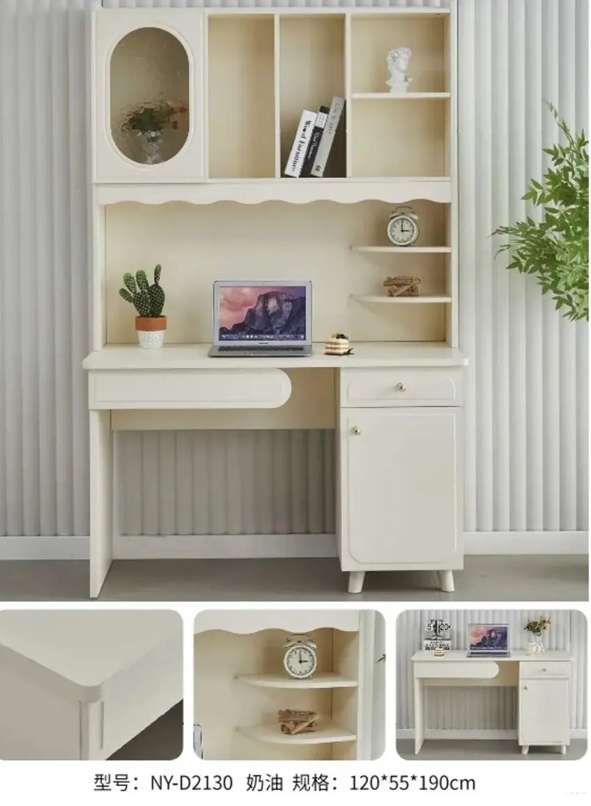 SCRIPTA Study Table 4' FT STUDY TABLE WITH BOOK SHELE - BAKING PAINT ...