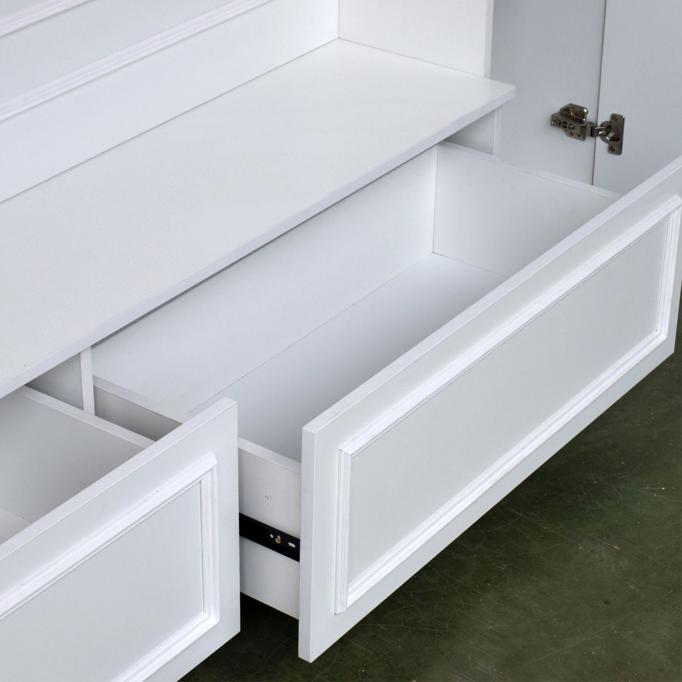 Virex 10ft Luxury Hall Cabinet | 3066mm White LED Storage Unit – Td ...